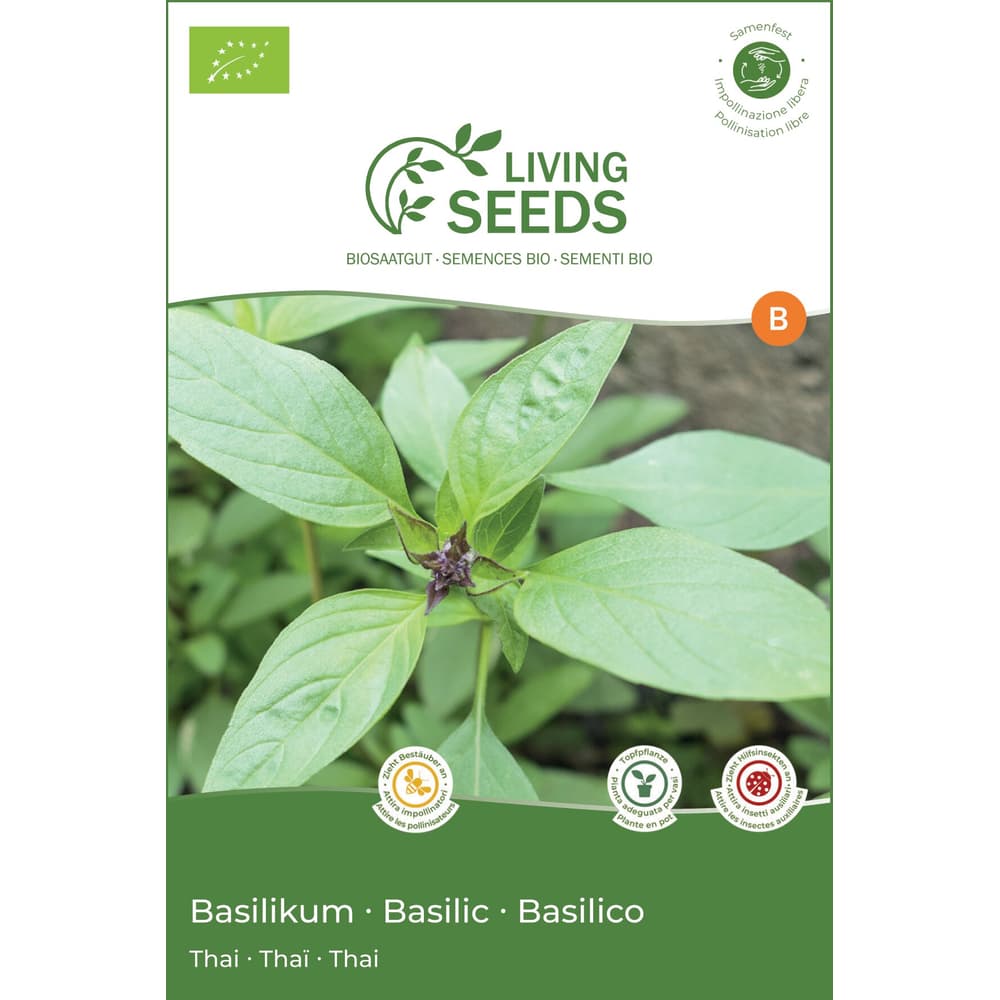 Living Seeds · Qb_Thai-Basilikum • Migros