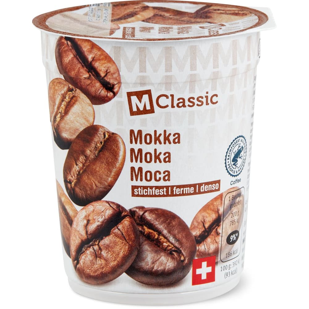 M-Classic · Joghurt stichfest · Mokka • Migros
