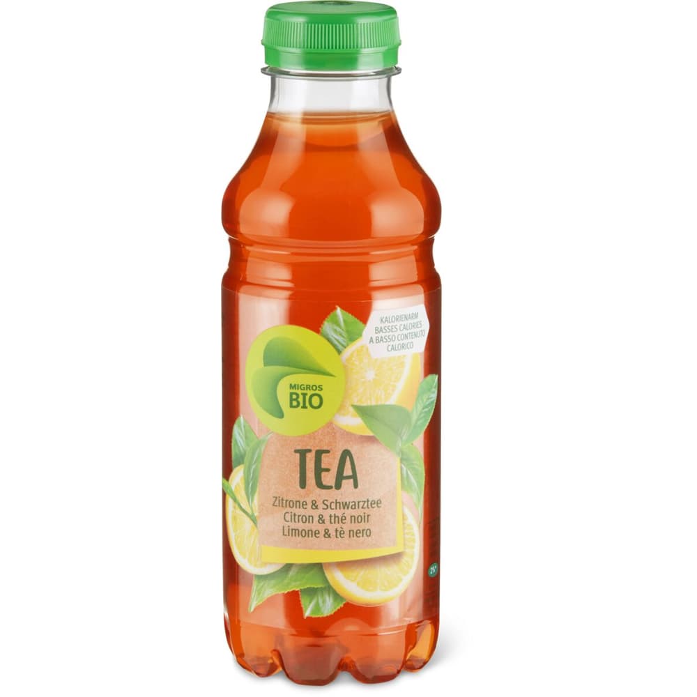 Buy Ice Tea Bio · Iced tea · Black tea Lemon • Migros