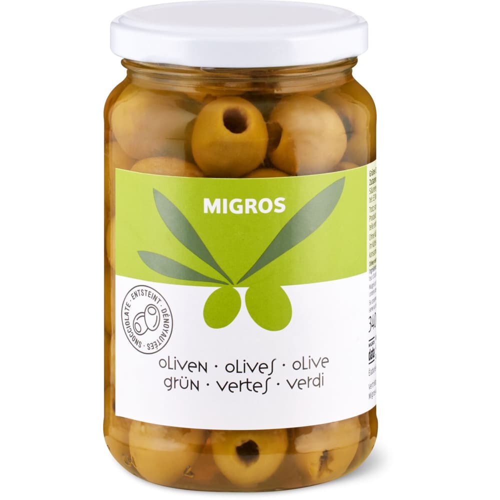 Migros · Oliven grün · entsteint • Migros