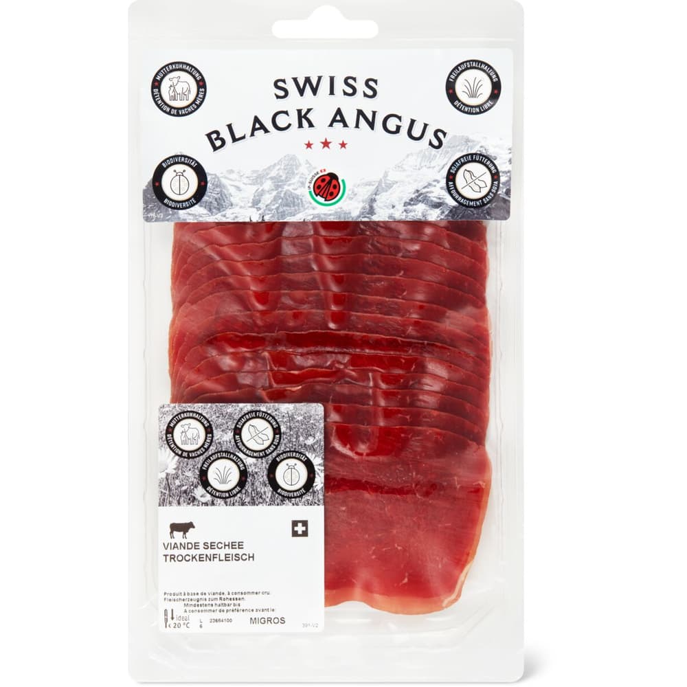Swiss Black Angus IP-SUISSE · Trockenfleisch • Migros