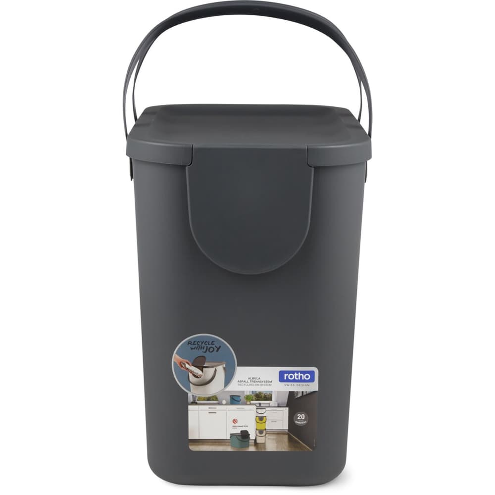 Système de recyc. 25L Anthracite, Rotho • Migros