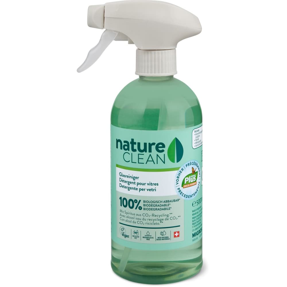 Nature Clean · Glass cleaner spray • Migros