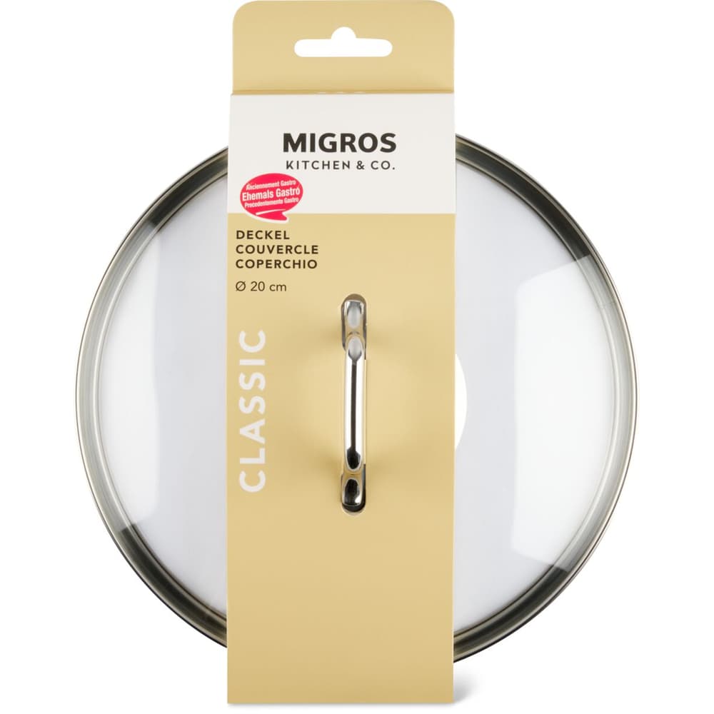 Migros Kitchen & Co. Classic · Glass lid · ø 20cm • Migros
