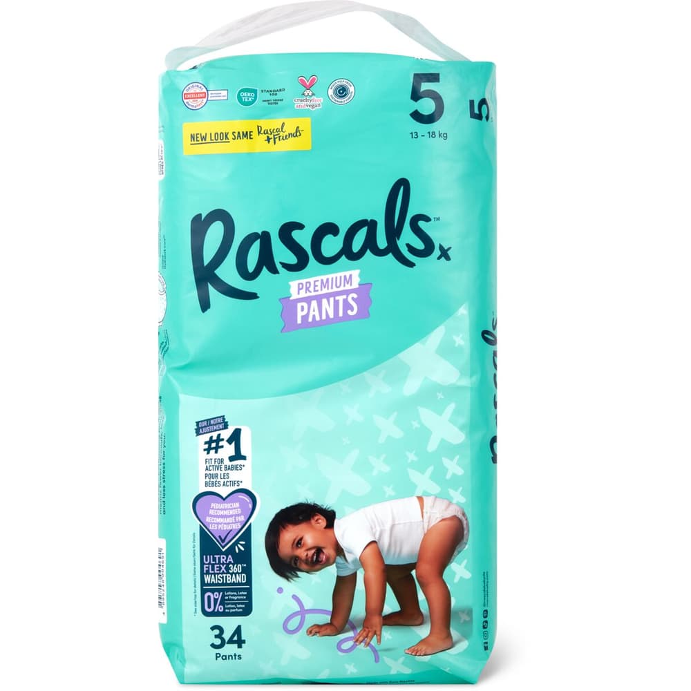 Rascal+Friends Premium · Pannolini Pants · size 5, 13-18kg • Migros