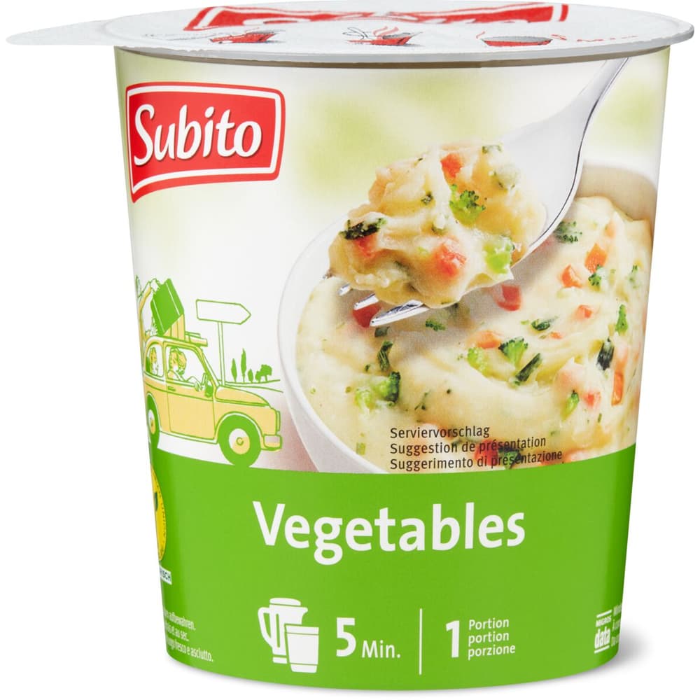 Subito · Potato stick with garden vegetables • Migros