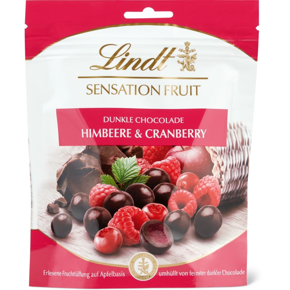 Lindt sensation Lampone & cranberry • Migros