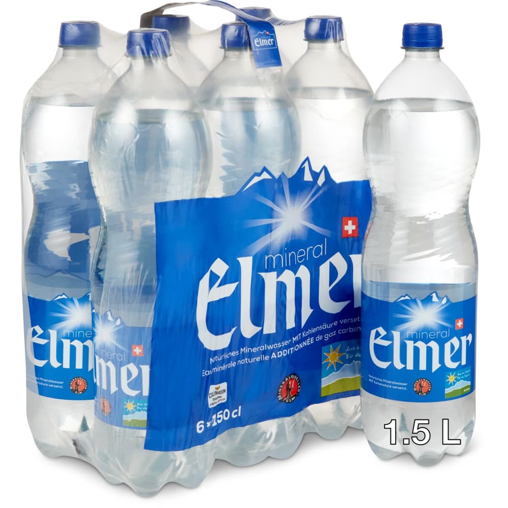 Elmer · Natural mineral water · carbonated • Migros