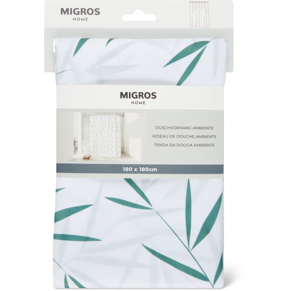 MIGROS HOME · MHOME Duschvorhang Ambiente, 90g/m2 • Migros
