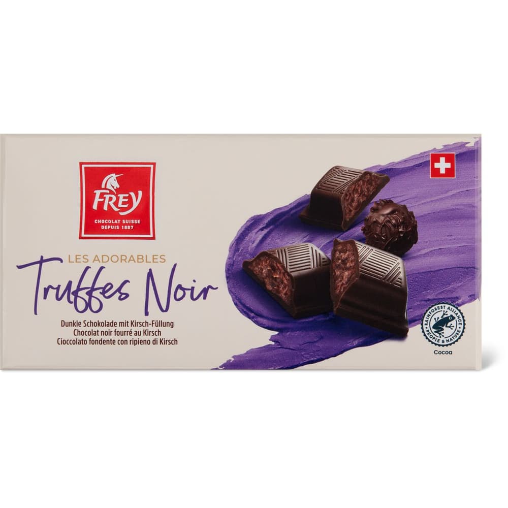 Frey Les Adorables · Chocolat noir · fourré au Kirsch • Migros Online