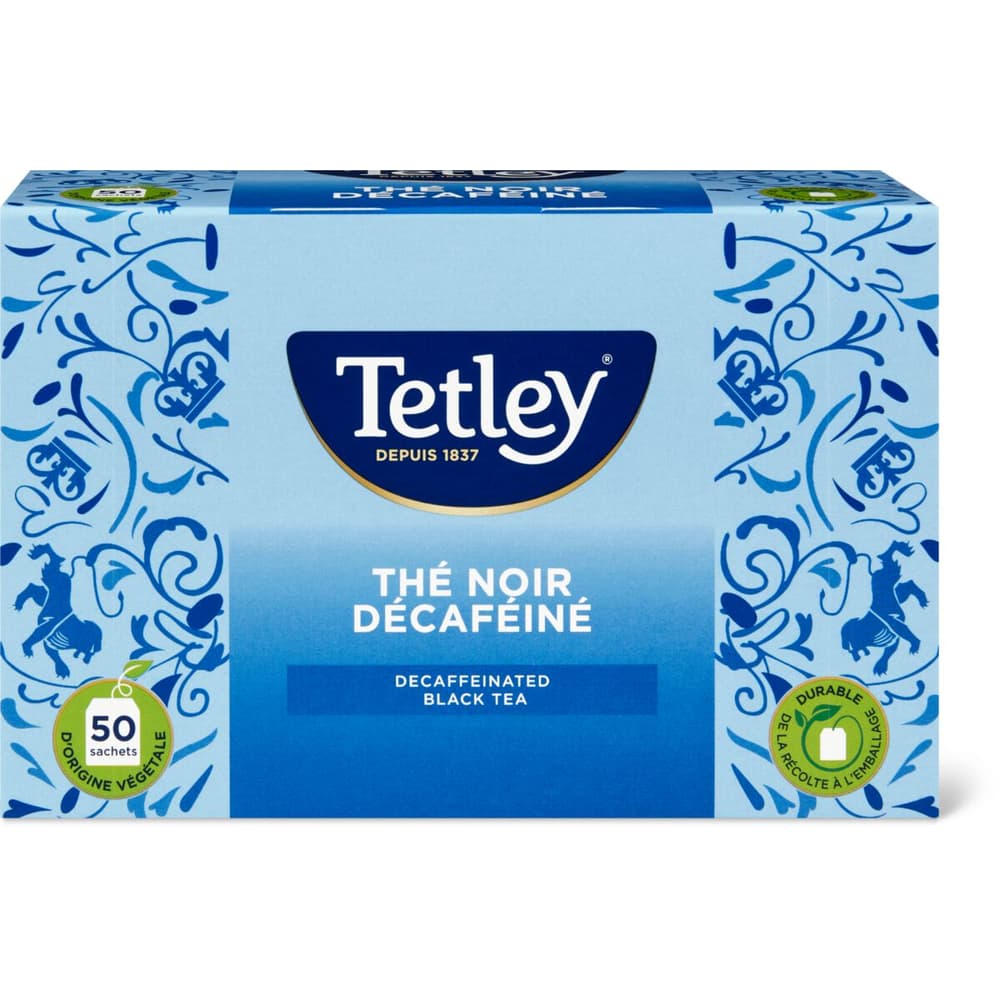 Buy Tetley · black tea · decaffeinated • Migros