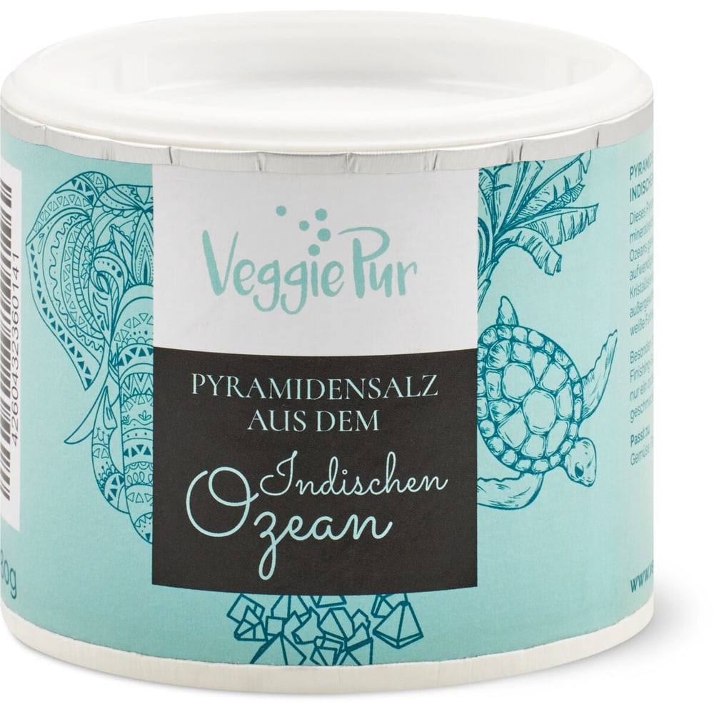 Veggie Pur · Pyramid salt from the Indian Ocean • Migros