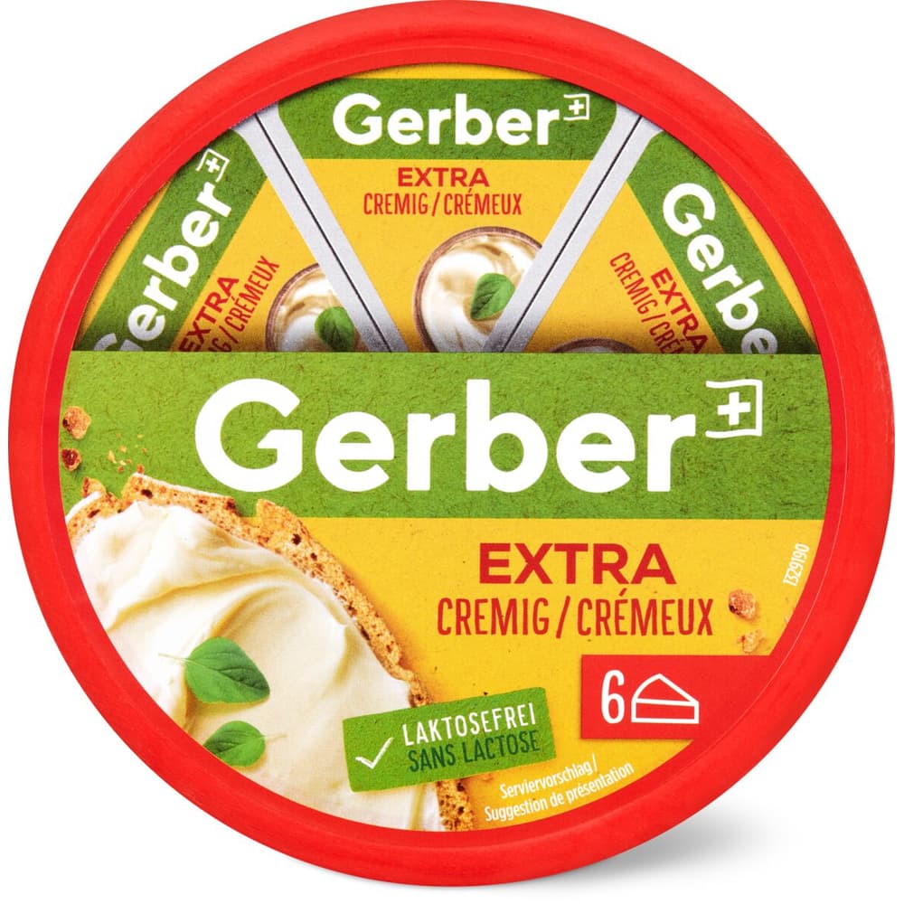Gerber · Streichschmelzkäse · Extra • Migros