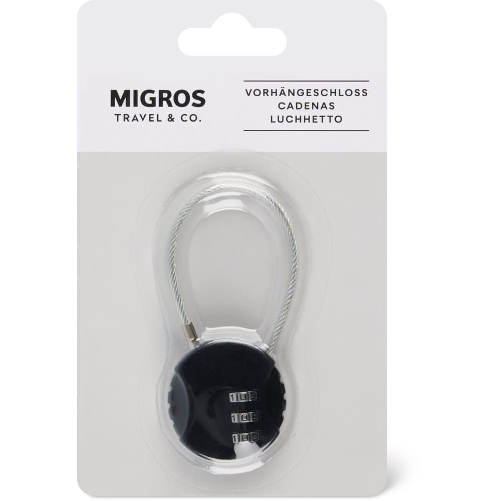 Lock with steel sling • Migros
