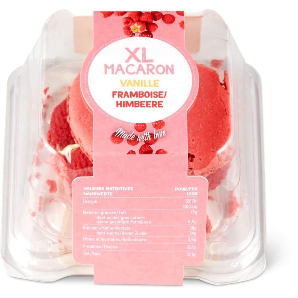XL Macaron Vanille Himbeer • Migros