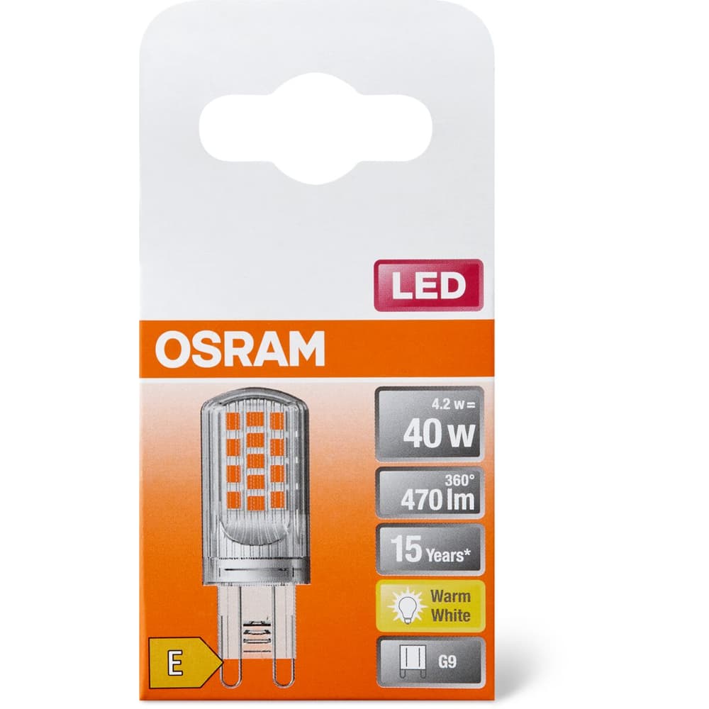Osram Led · Light bulb · Warm White G9, 40W • Migros