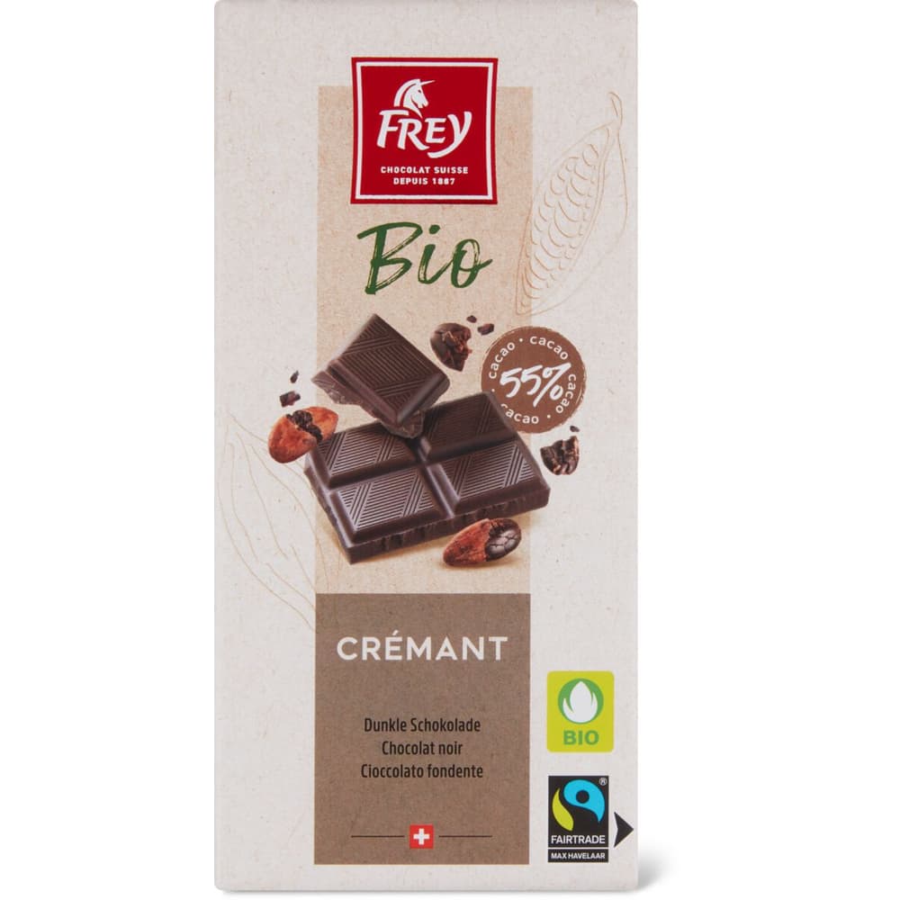 Frey Bio · Chocolate bars · Dark, Creamy • Migros