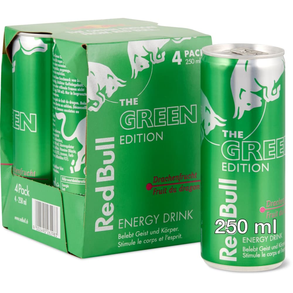 Red Bull · Energy Drink · The Green Edition • Migros