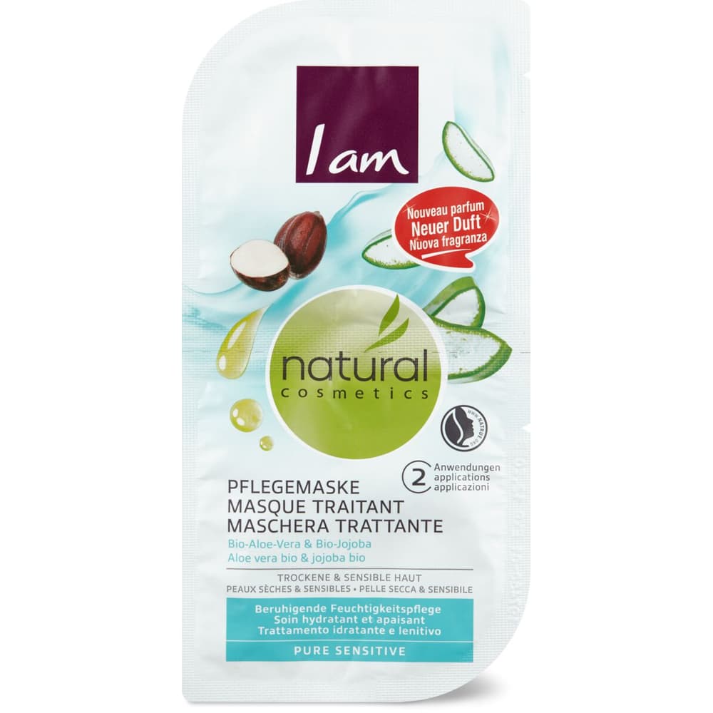 Buy I am Natural cosmetics · Face mask · Pure Sensitive, moisturising ...