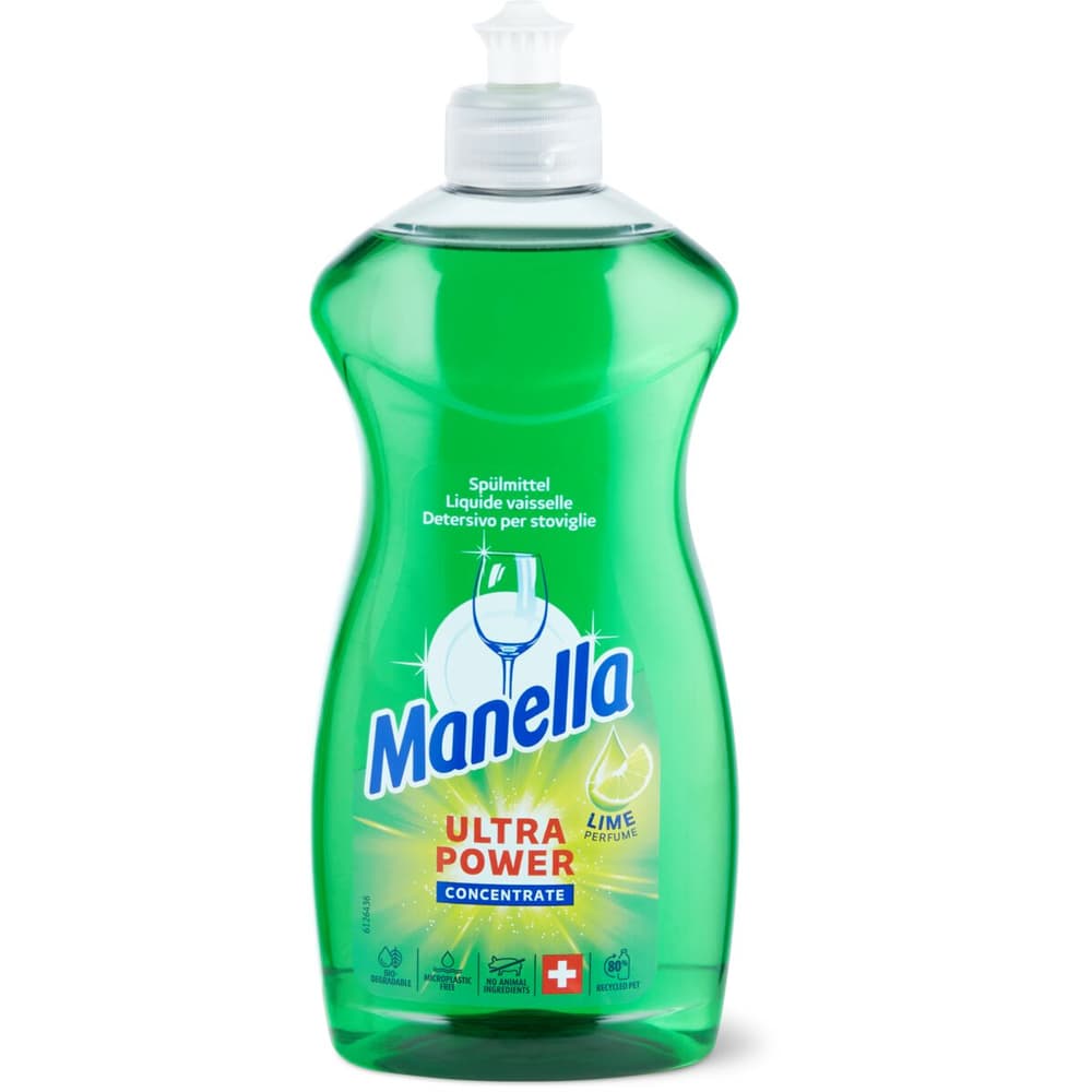 Manella Ultra Power · Geschirrspülmittel · Limette • Migros
