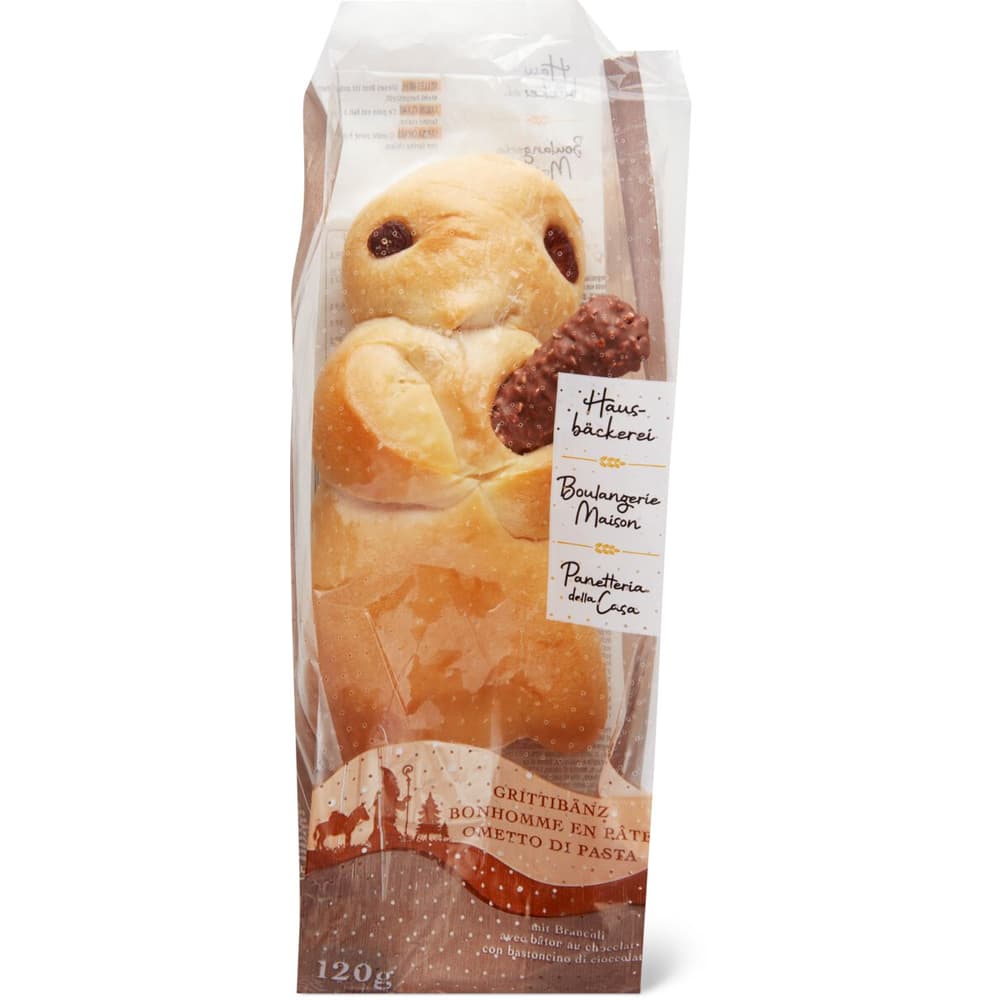 In-store bakery · Grittibänz mit Branchli • Migros