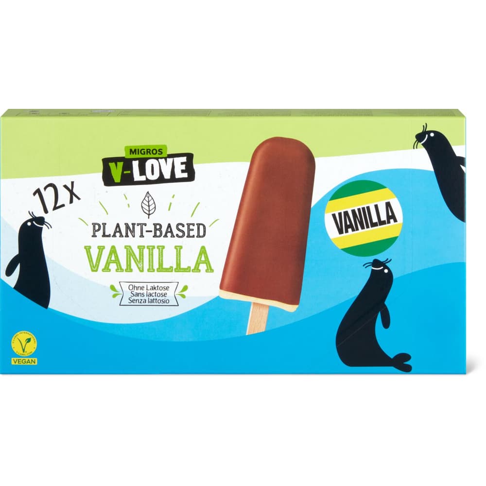 V-Love · Speiseeis · Vanille • Migros