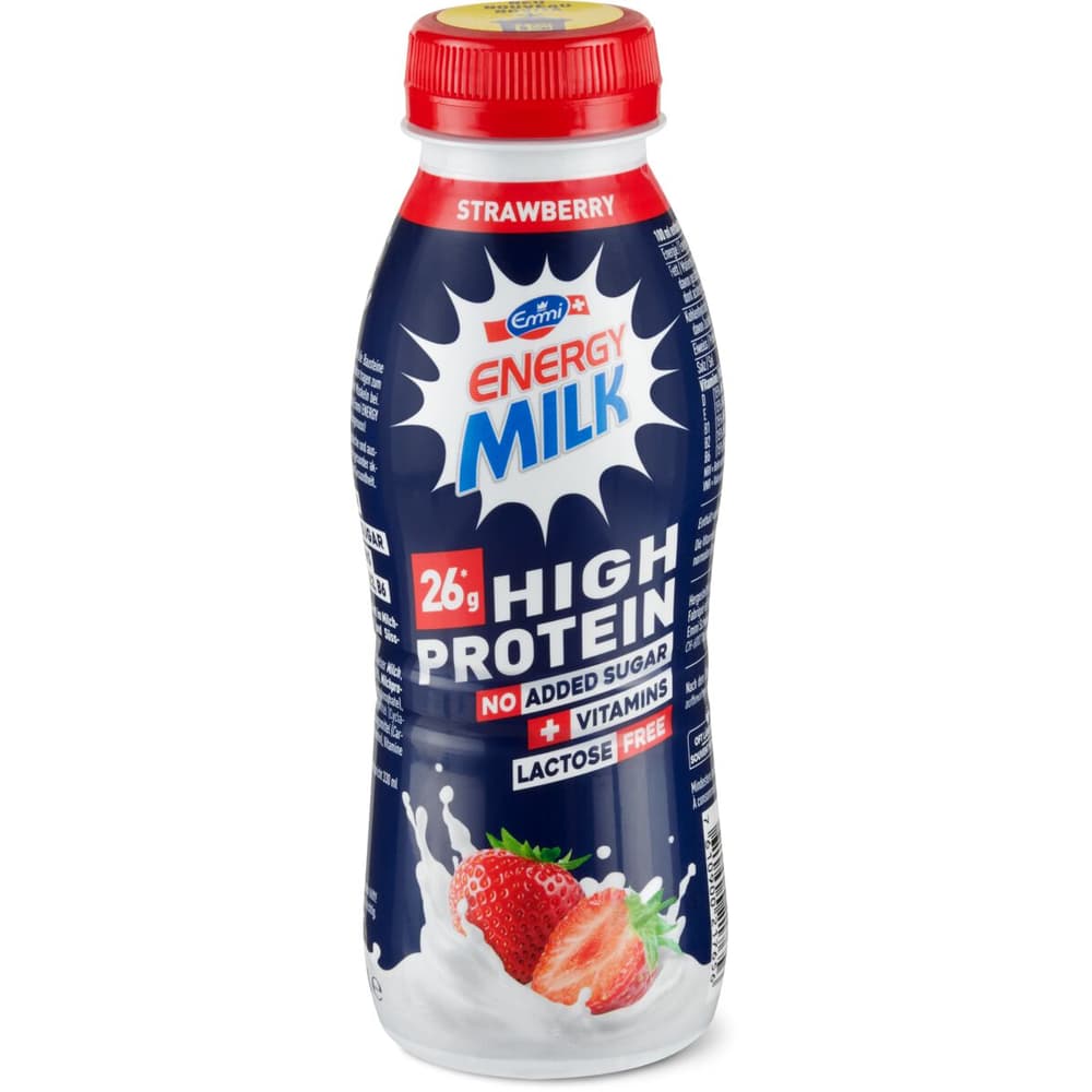 Emmi · High Protein Energy Milk · Fraise • Migros