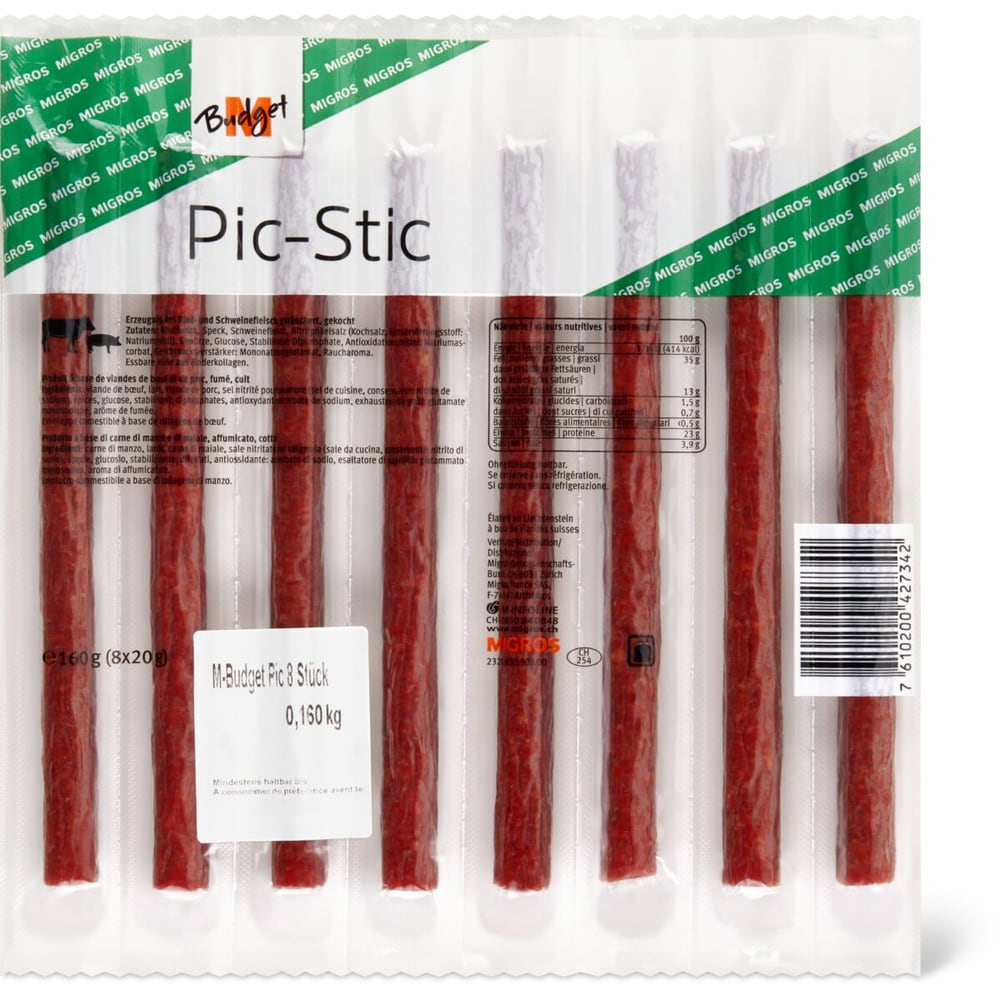 M-Budget · Pic-Stick • Migros