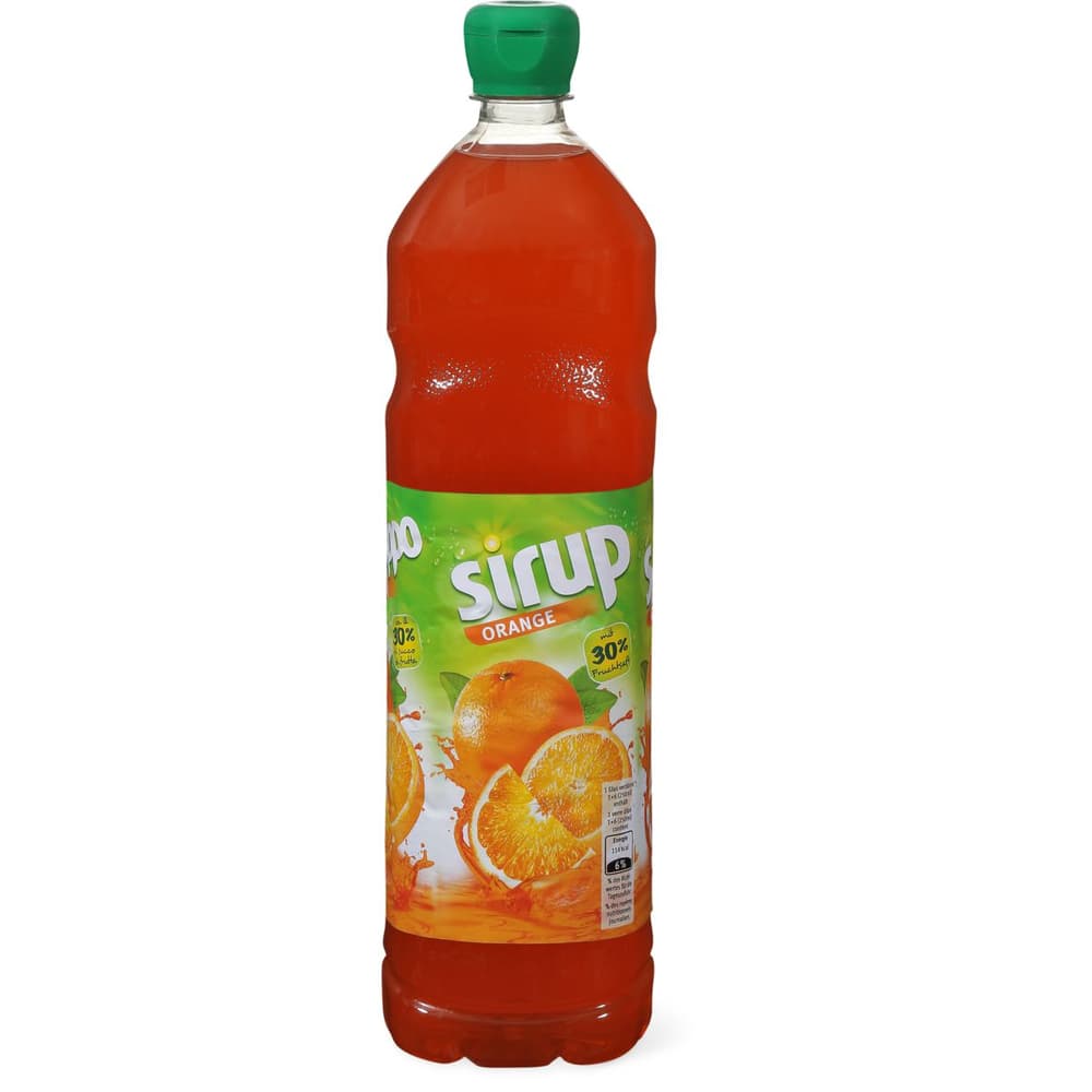 Sirup · Sirop · Orange avec 30% de jus de fruit • Migros