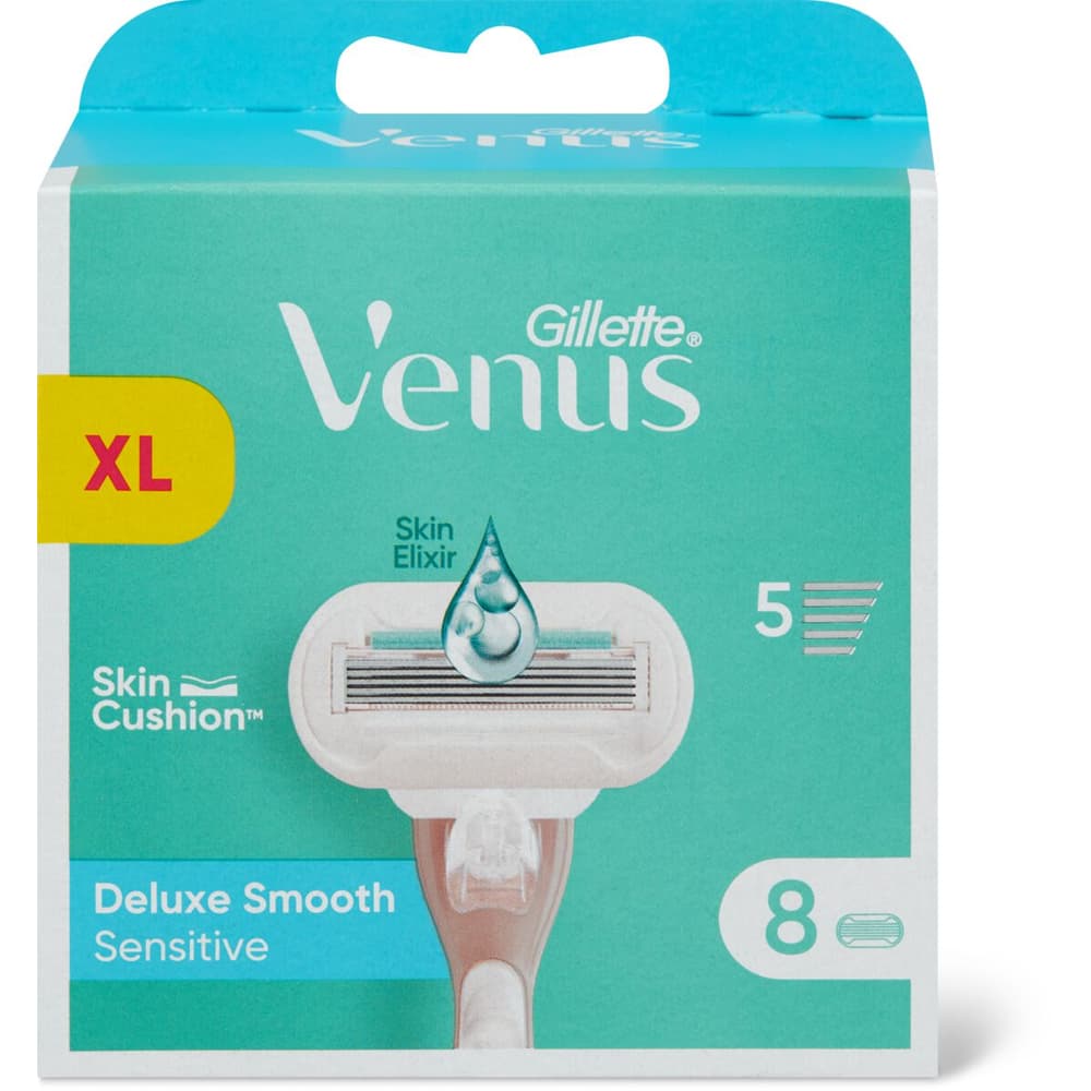 Gillette Venus Deluxe Smooth Sensitive · Razor blades · 5 blades • Migros