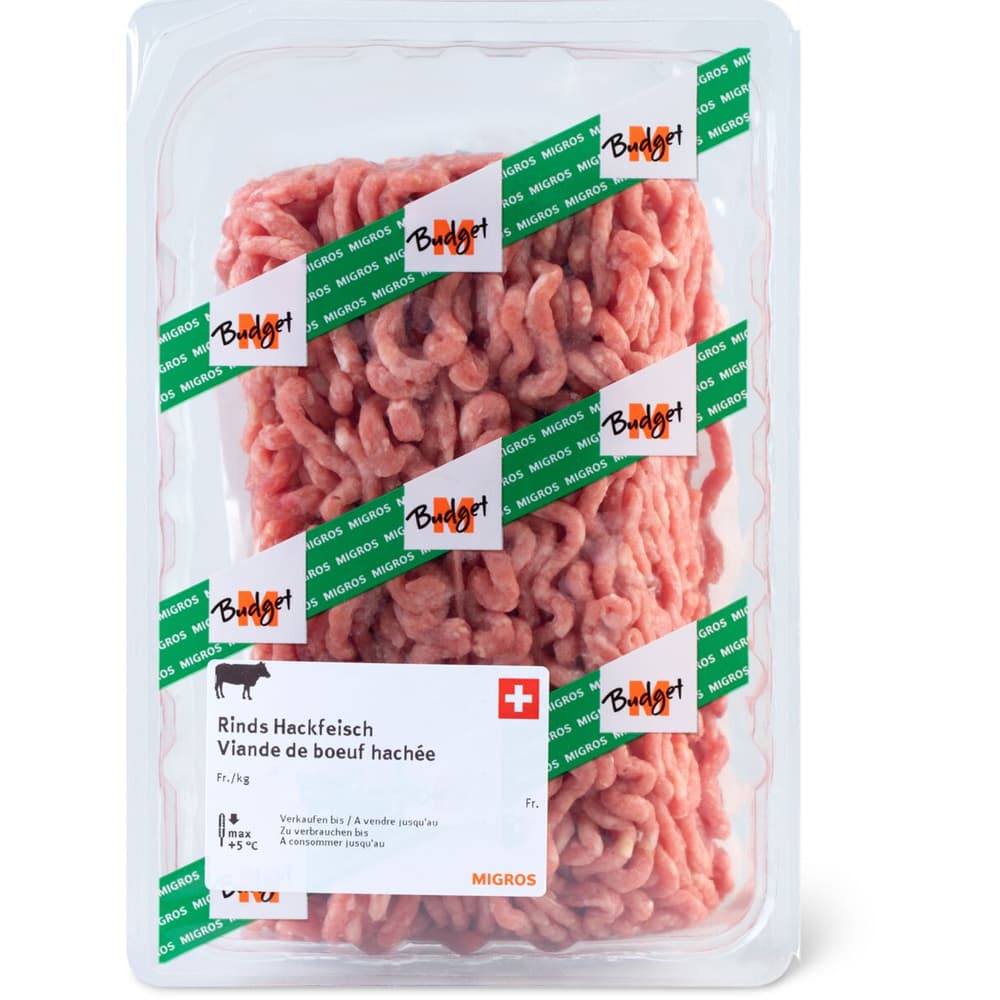M-Budget · Rindshackfleisch • Migros