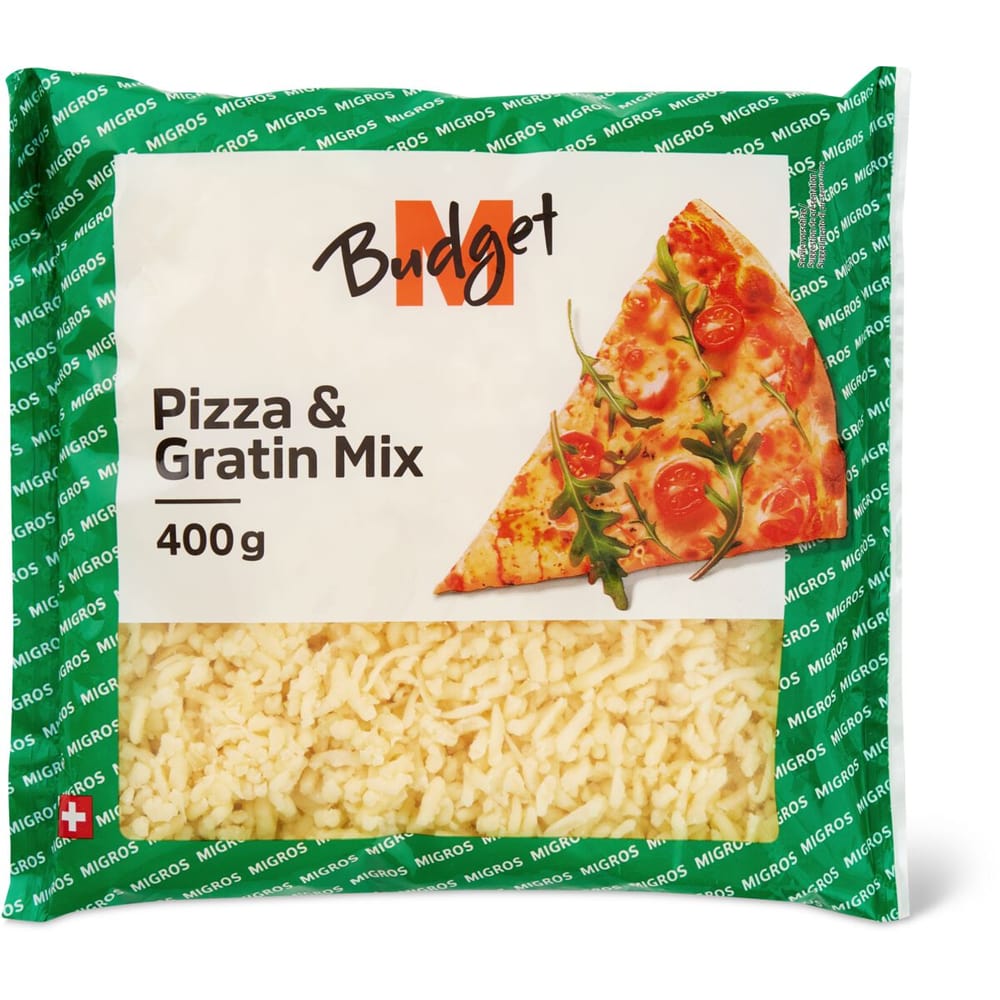 M-Budget · Käsemischung · für Pizza und Gratin • Migros