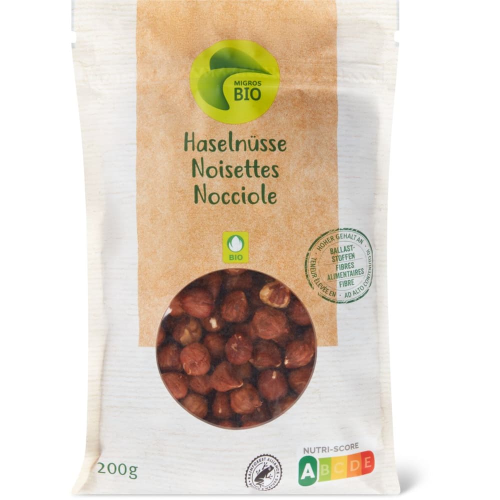 Migros Bio · Haselnüsse · Nicht gesalzen • Migros