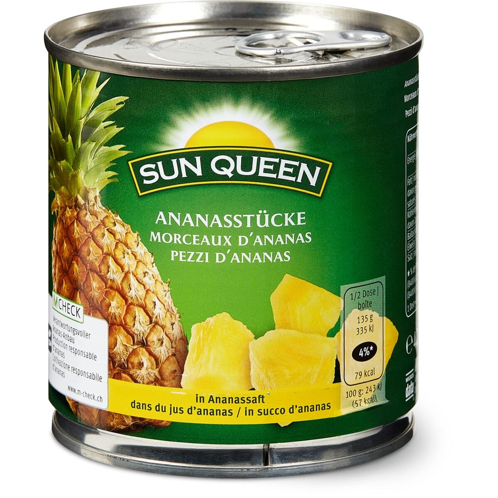 Sun Queen Ananas en morceaux • Migros