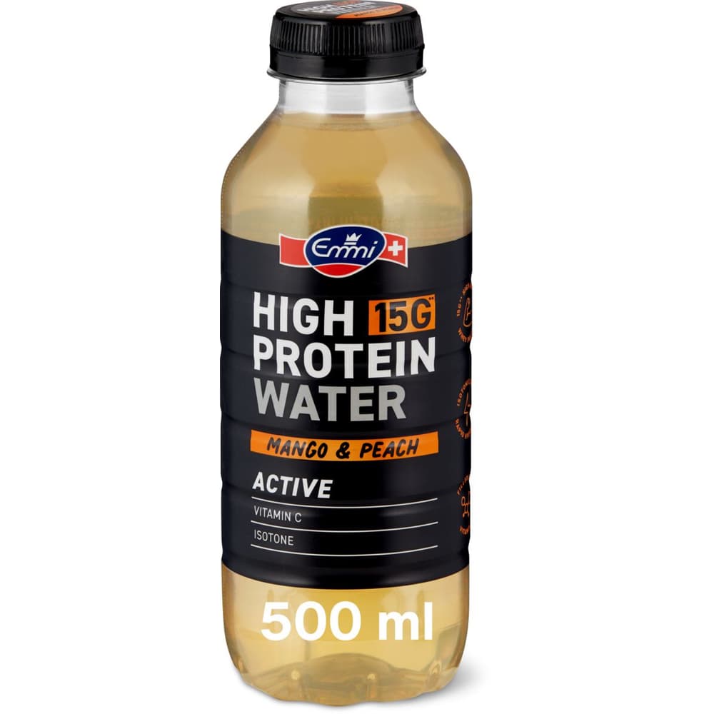 Emmi · High Protein Water · Active • Migros