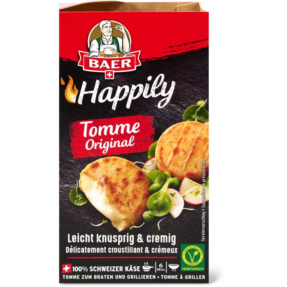 BAER · Happily Original Tomme soft cheese · to grill • Migros Online