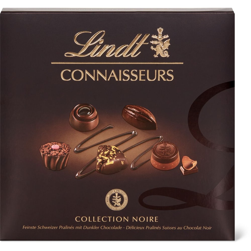 Lindt Connaisseurs Pralinés Collection Noire • Migros