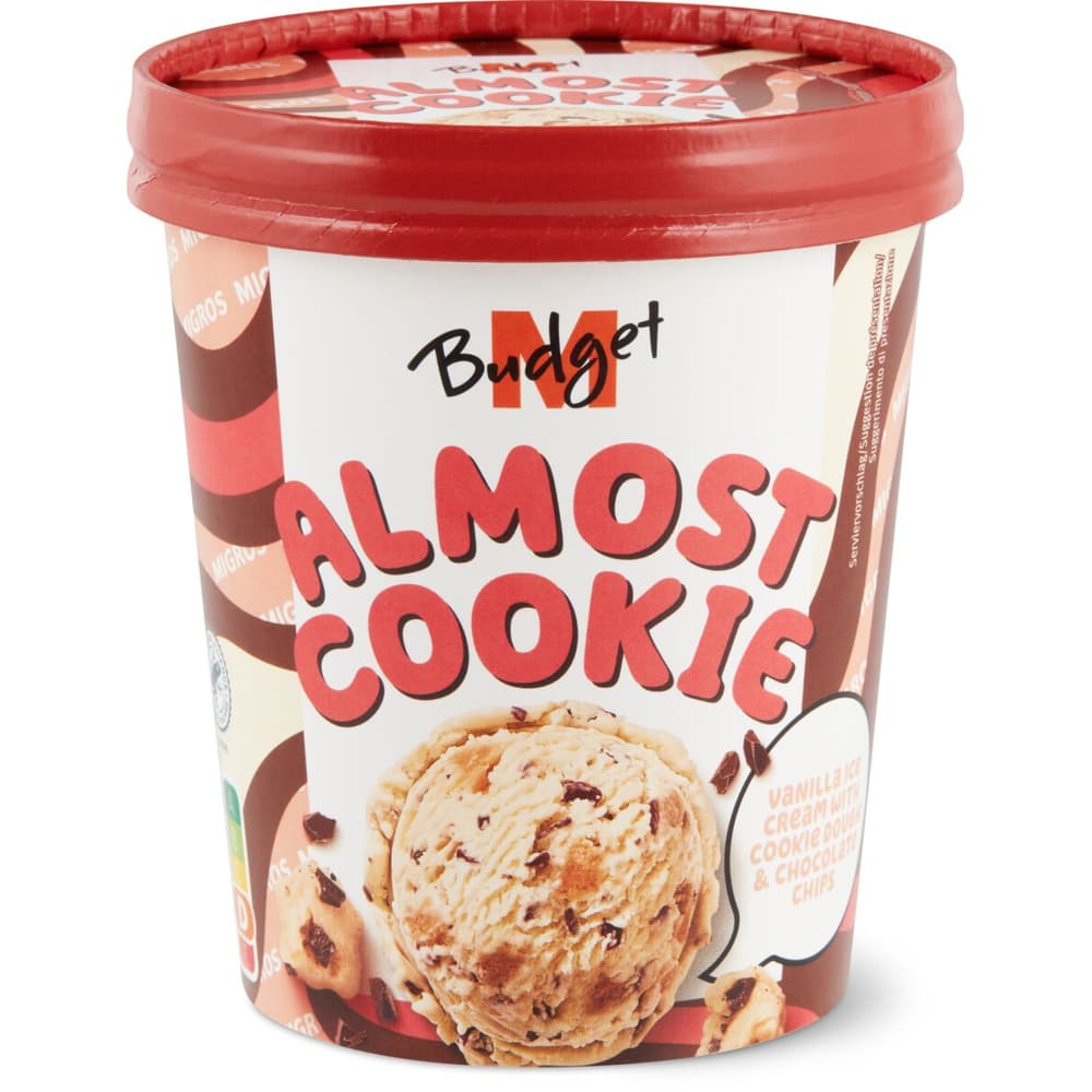 M-Budget · Ice cream · Almost Cookie • Migros