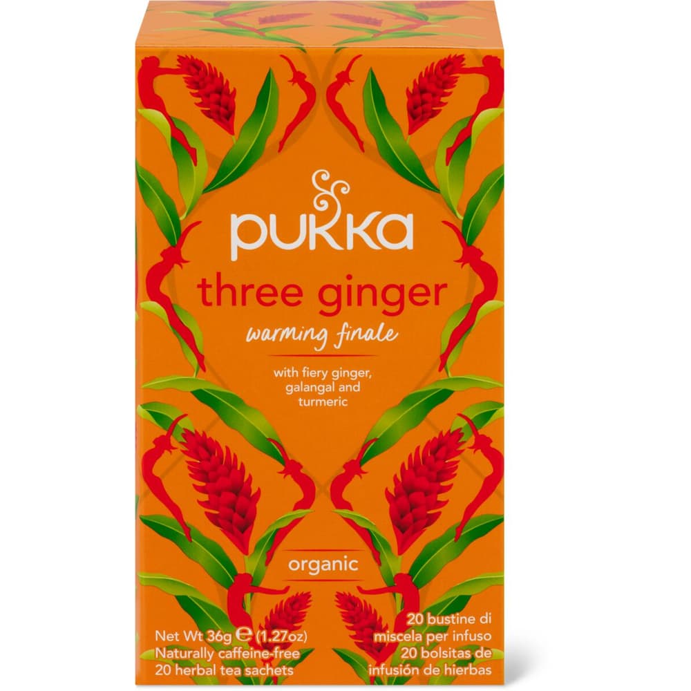 Pukka · Herbal Tea · three ginger • Migros