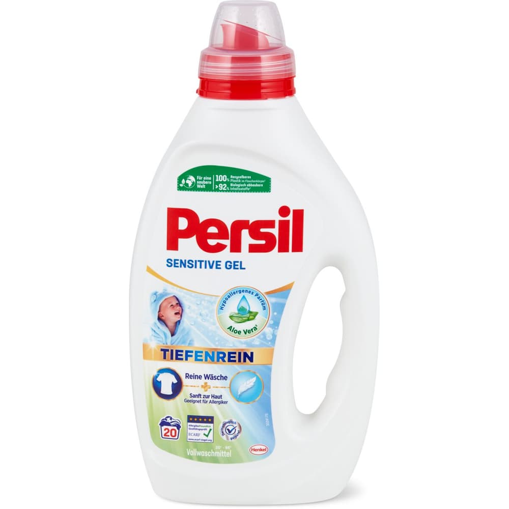 Persil Sensitive · Liquid baby detergent · 20 wash cycles • Migros