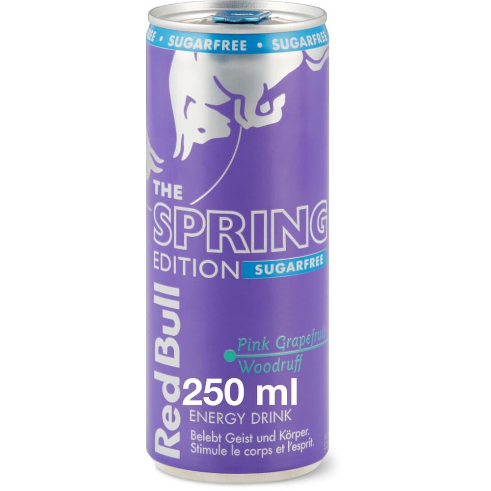 Red Bull · Energy drink · The Spring Edition - sugar free • Migros Online