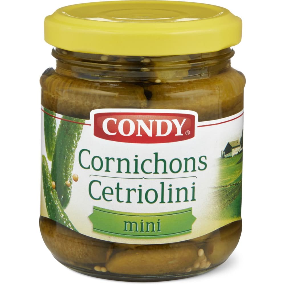 Condy · Cornichons · Fein • Migros