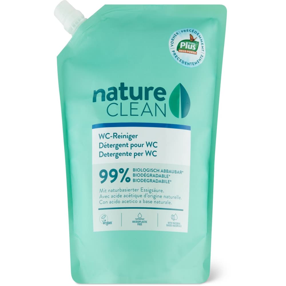 Nature Clean · Détergent pour WC · sachet de recharge • Migros