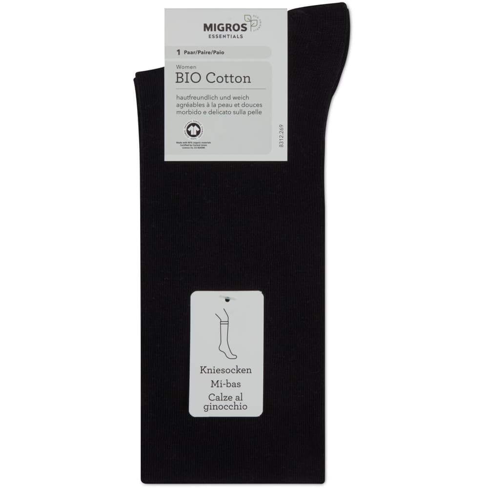 BIO Lady's knee socks Bio Cotton 1-prs • Migros