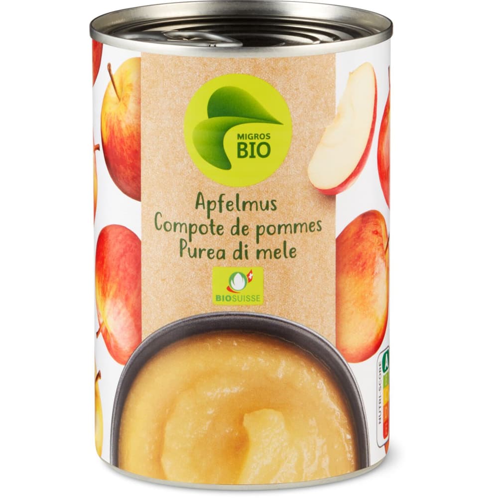 Acquista Migros Bio · Purea di mele · senza zuccheri aggiunti • Migros