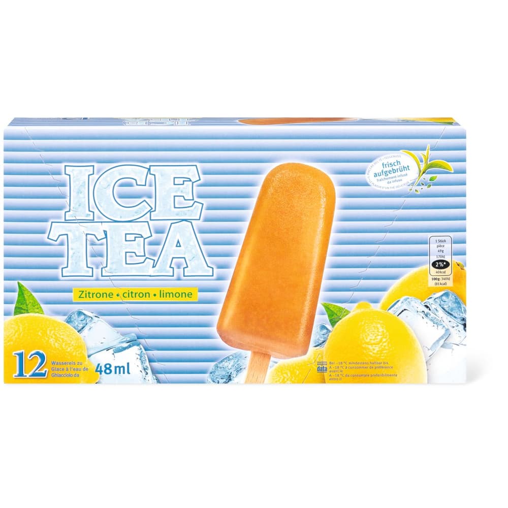 Ice Tea · Water ice ice tea · Lemon • Migros Online