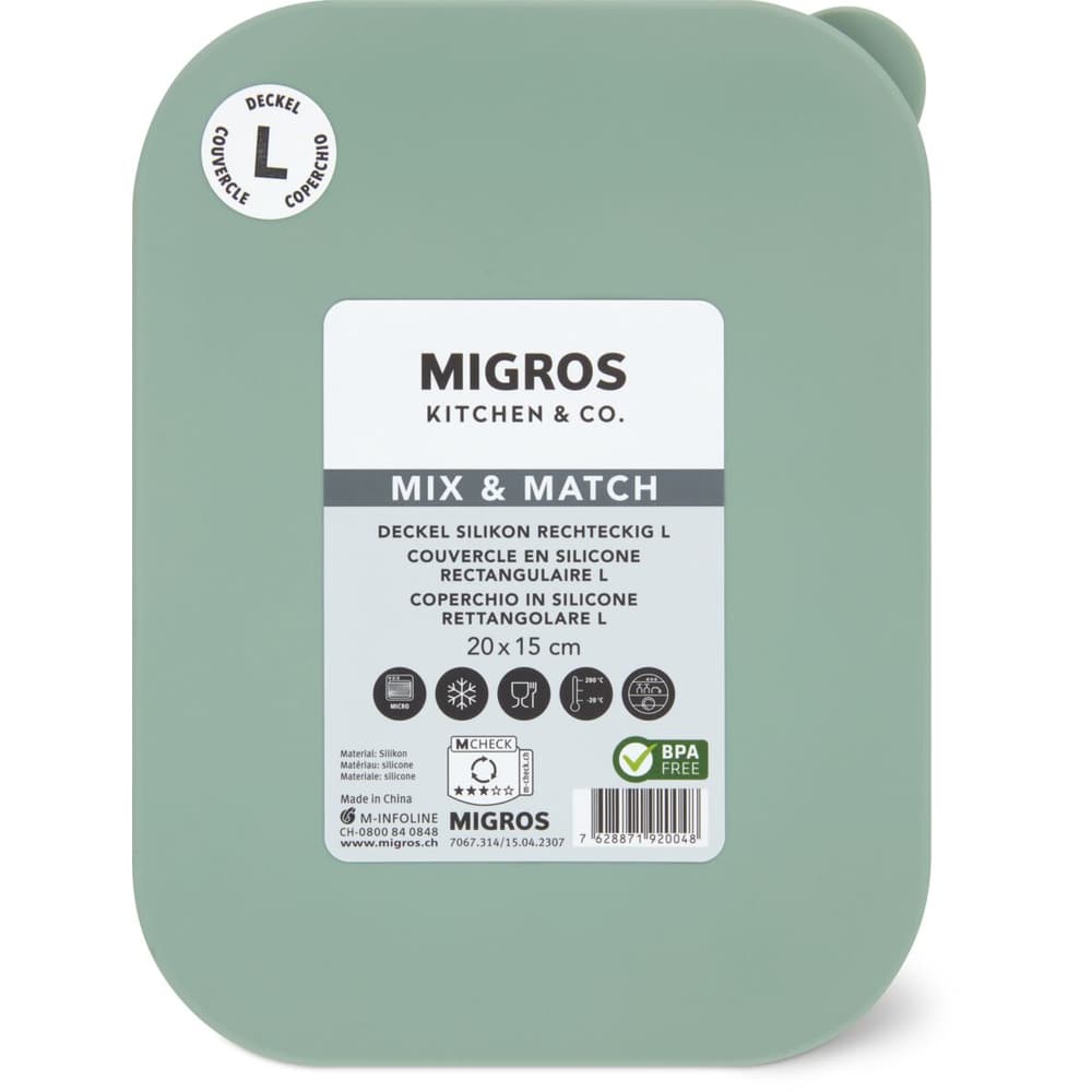 Kitchen & Co. Mix&M. Silikondeckel re L • Migros