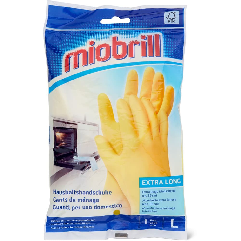 Miobrill · Haushaltshandschuhe extra long · Grösse L • Migros Online