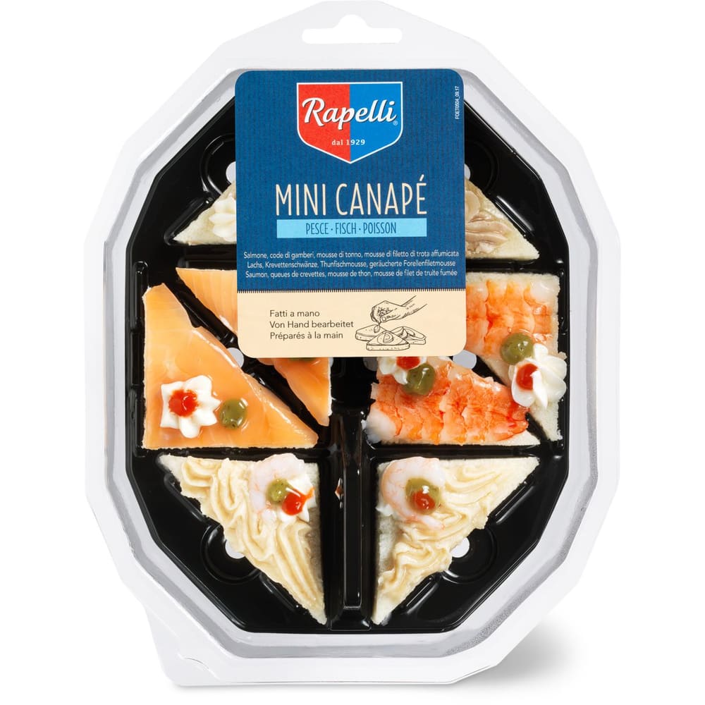 Rapelli · Rapelli Mini Canapé Fisch 8 Stück • Migros