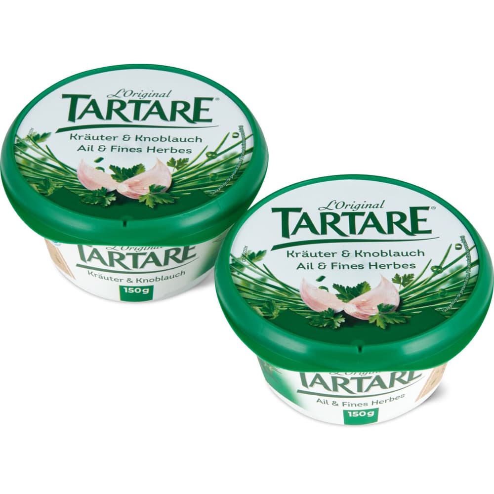 Tartare L'Original · French double cream cream cheese with herbs and ...